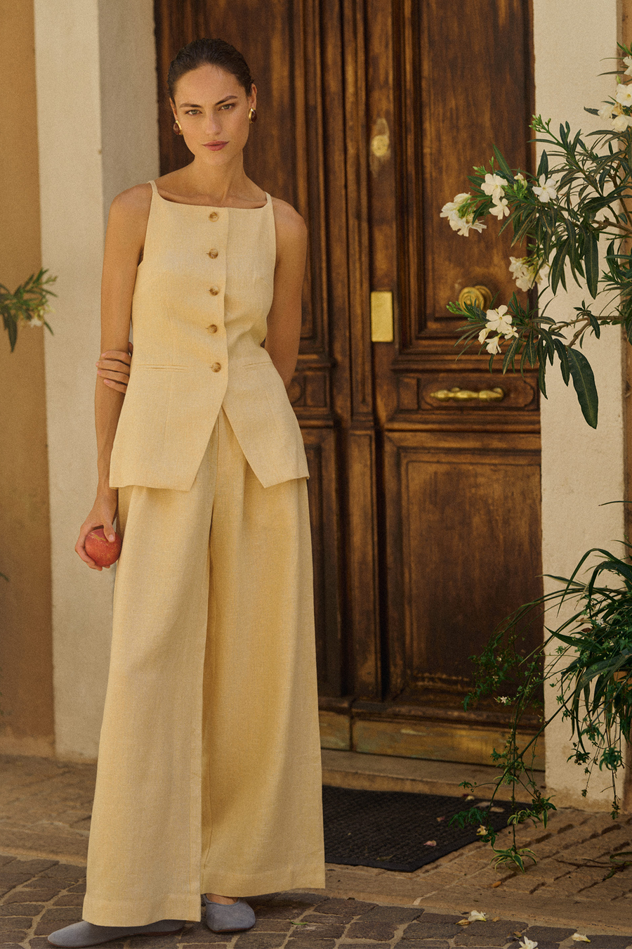 Posse Parker Trouser in Dusty Citron – Mode Sportif