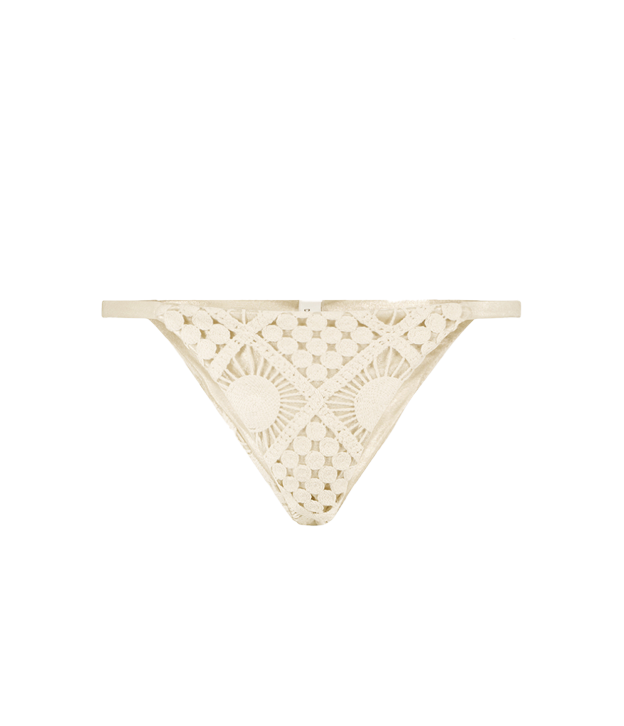 Sun Triangle Bikini Bottom in Natural Lace – Mode Sportif