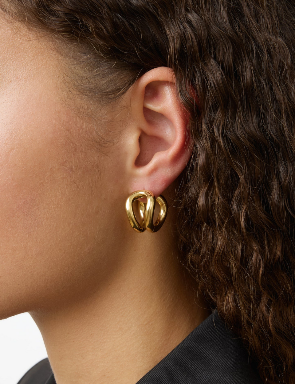 Lie Studio The Alma Ring in Gold – Mode Sportif