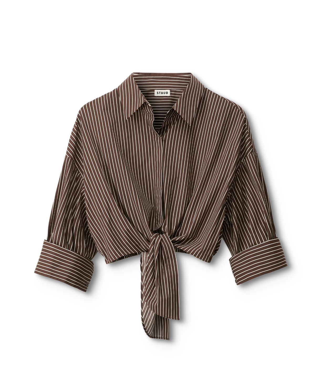 Lisa Top in Dark Oak and Micro Stripe – Mode Sportif